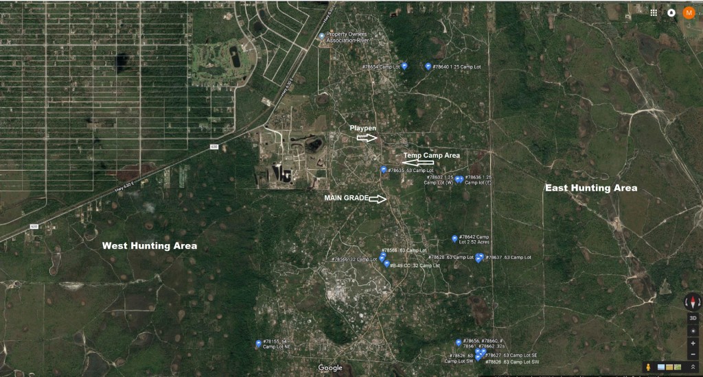 Available Camp Lots Map - Buy River Ranch Lots